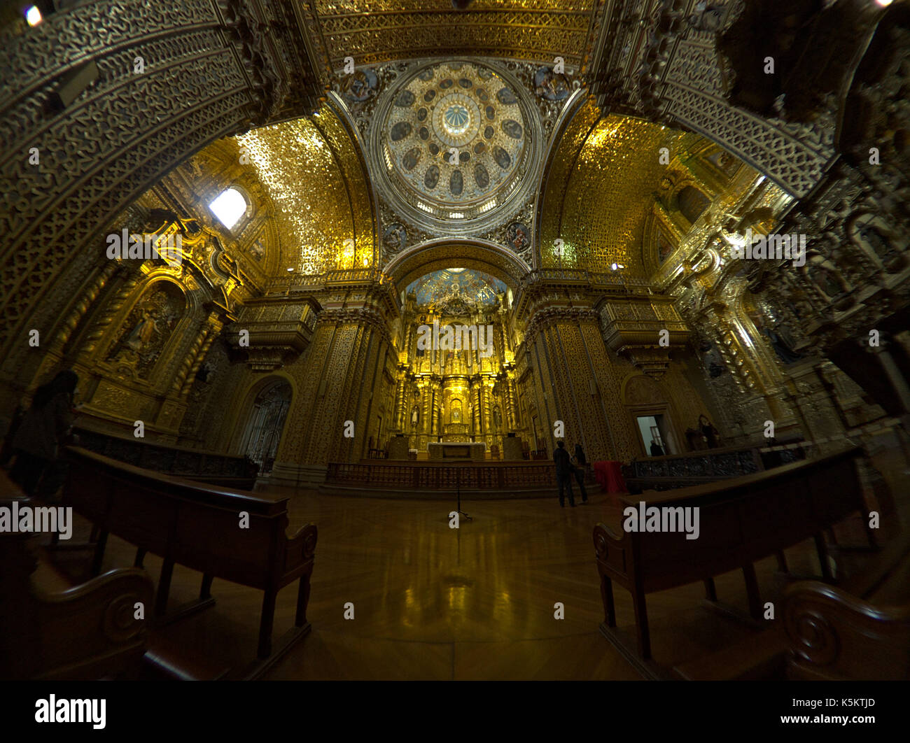 Iglesia de la compania interior ecuador hi-res stock photography and ...