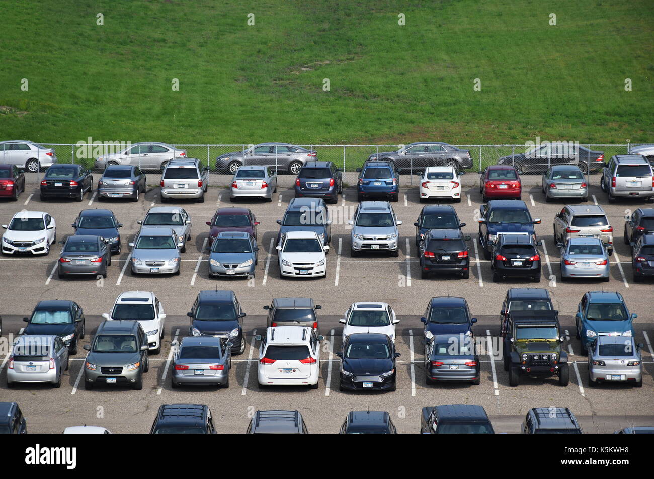 Car park aerial mall usa hi-res stock photography and images - Alamy