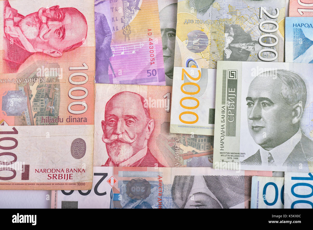 Serbian banknotes hi-res stock photography and images - Alamy