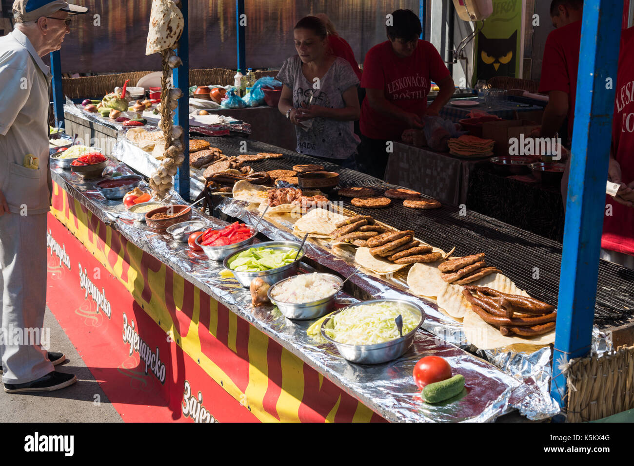 The yearly Leskovac Grill Festival, also known as the barbecue week ...