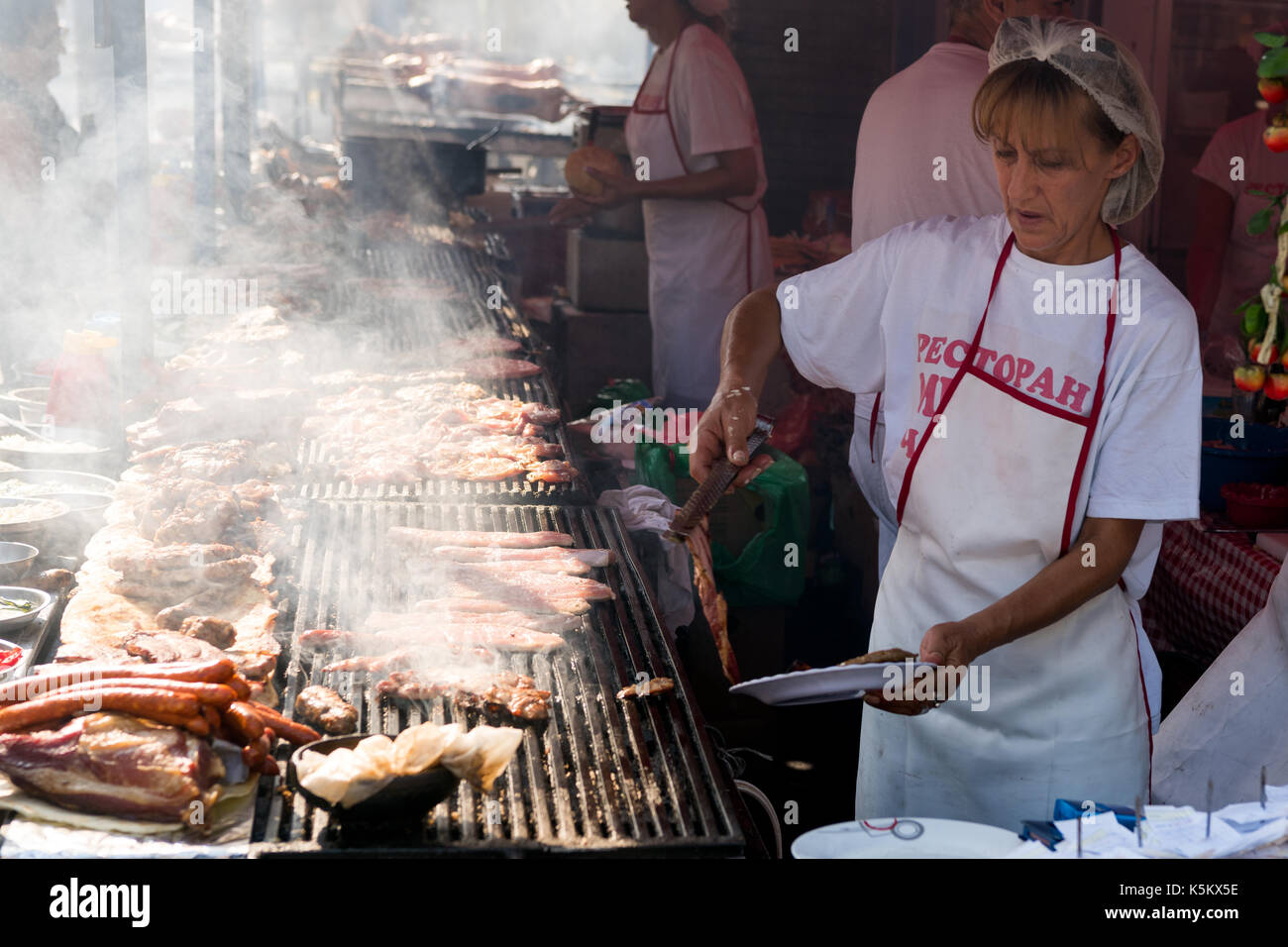The yearly Leskovac Grill Festival, also known as the barbecue week ...