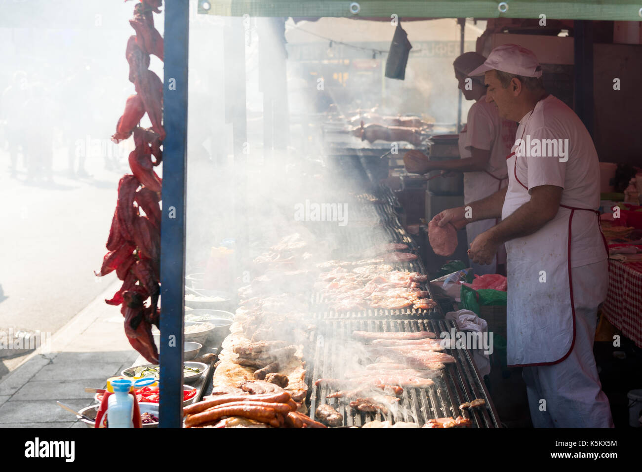 The yearly Leskovac Grill Festival, also known as the barbecue week ...