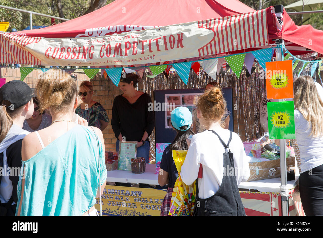 Australian school fete for the community includes games,stalls and ...