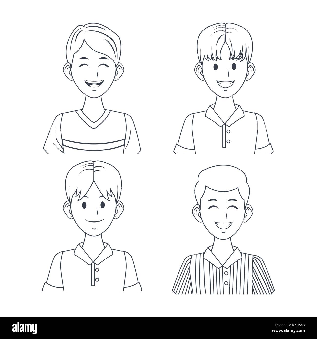 Young boys cartoon Stock Vector Image & Art - Alamy