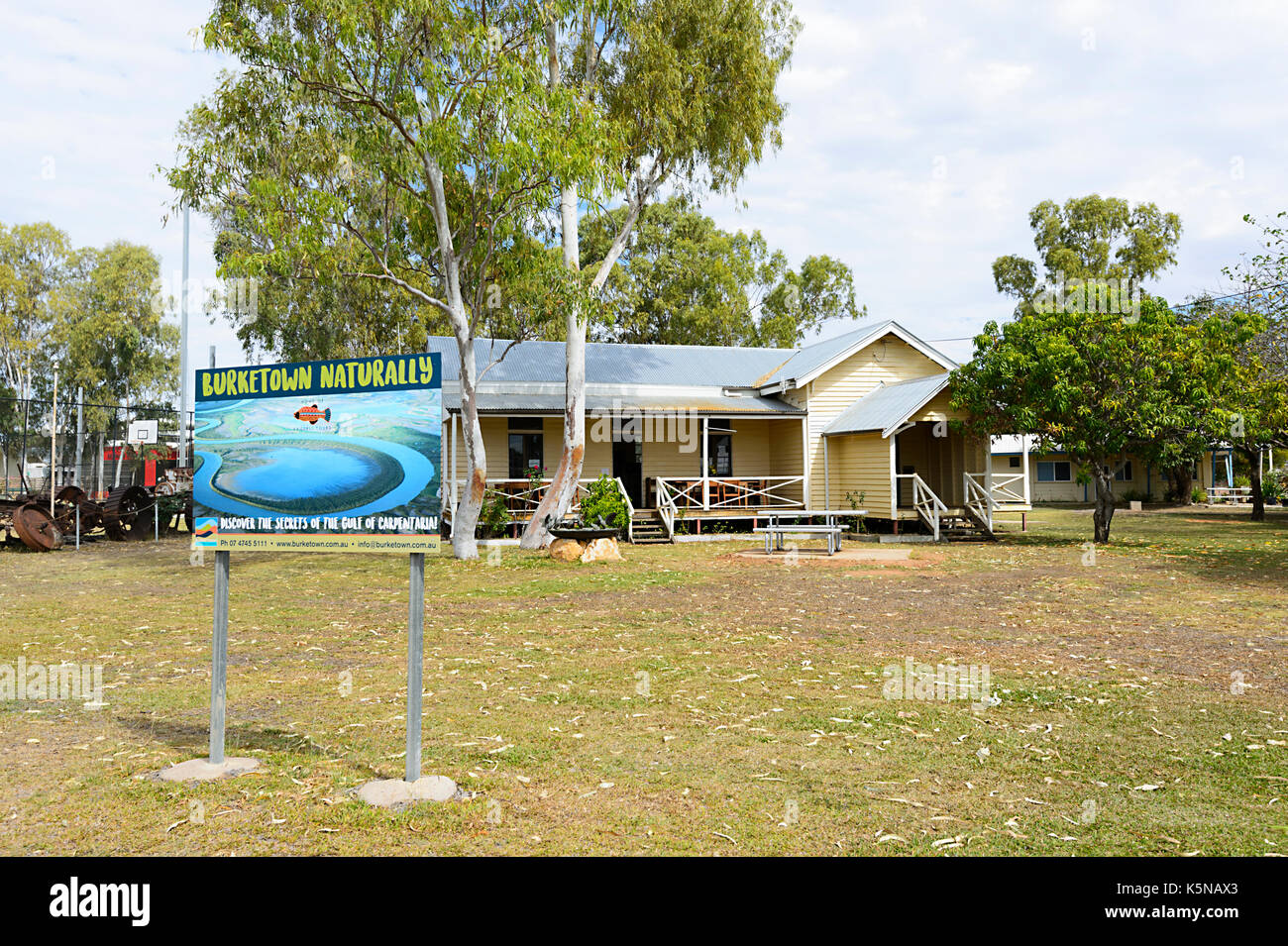 Visitor Information Centre and Museum at the remote rural small town of ...