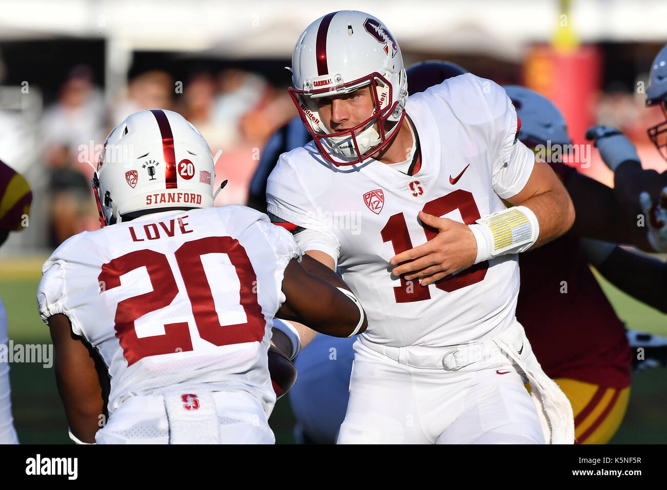Los Angeles, CA, USA. 9th Sep, 2017. Stanford Cardinal quarterback ...