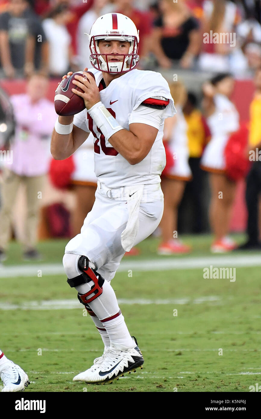 Los Angeles, CA, USA. 9th Sep, 2017. Stanford Cardinal quarterback ...