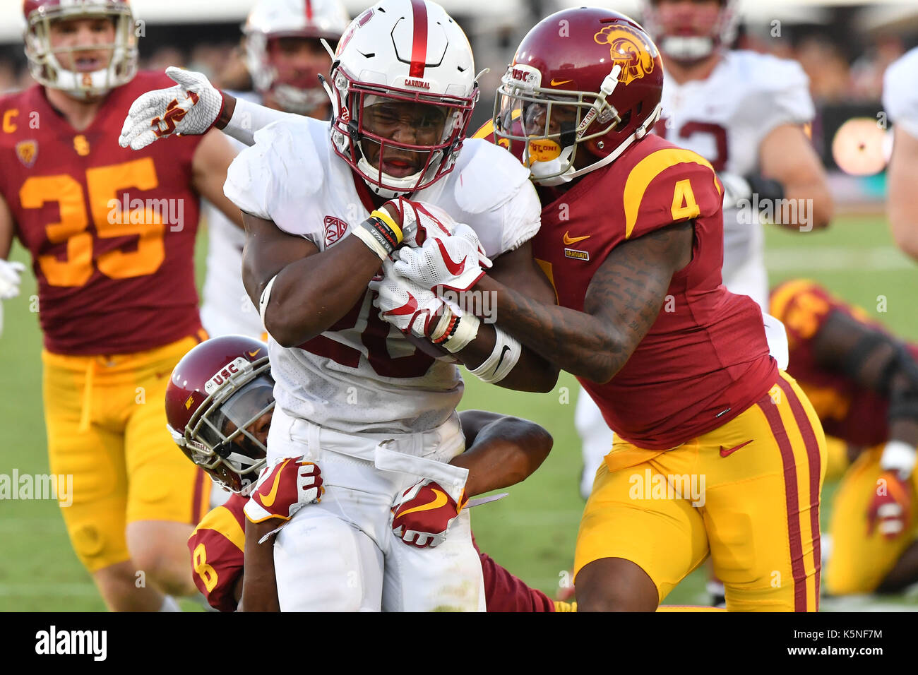 Los Angeles, CA, USA. 9th Sep, 2017. Stanford Cardinal running back ...