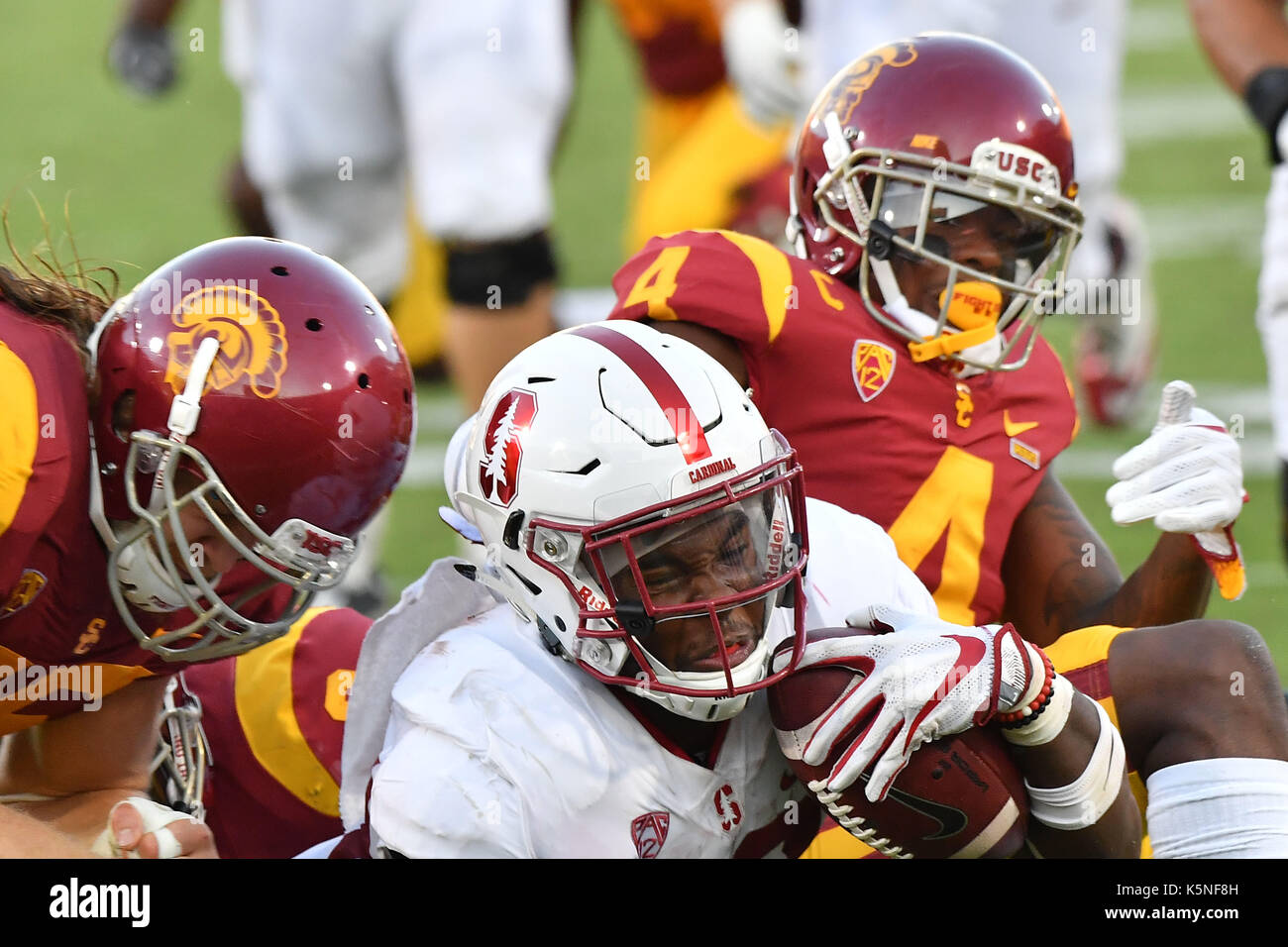 Los Angeles, CA, USA. 9th Sep, 2017. Stanford Cardinal running back ...