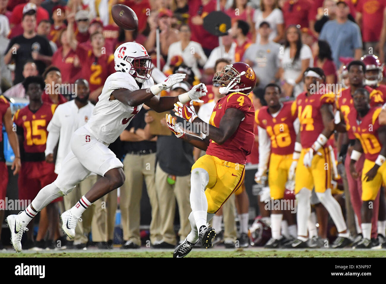 Los Angeles, CA, USA. 9th Sep, 2017. USC Trojans wide receiver Steven ...