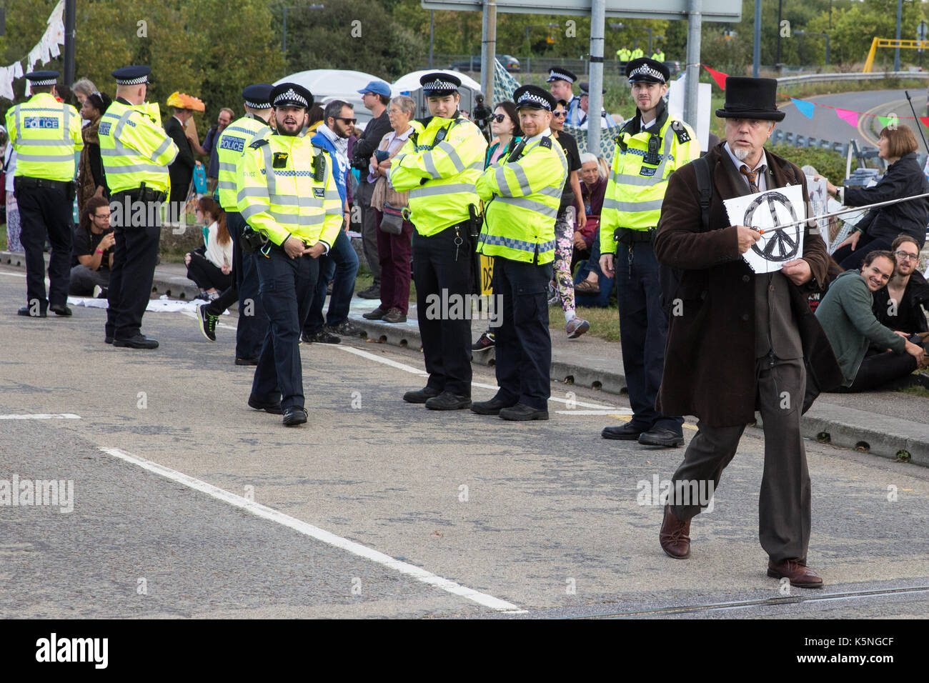 London, UK. 9th September, 2017. Activists from many different campaign ...