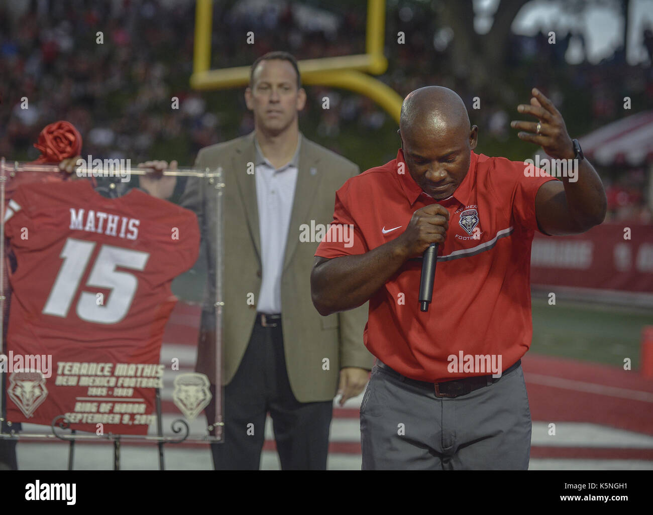 Albuquerque, NM, USA. 9th Sep, 2017. Albuquerque Journal.Former Lobo ...