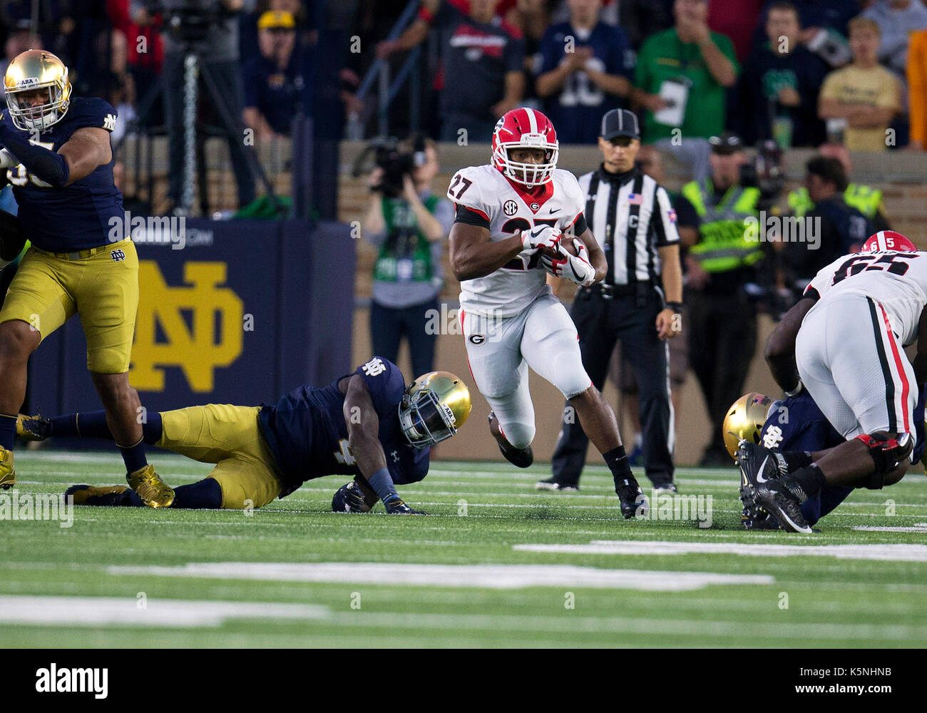 Nick chubb georgia hi-res stock photography and images - Alamy