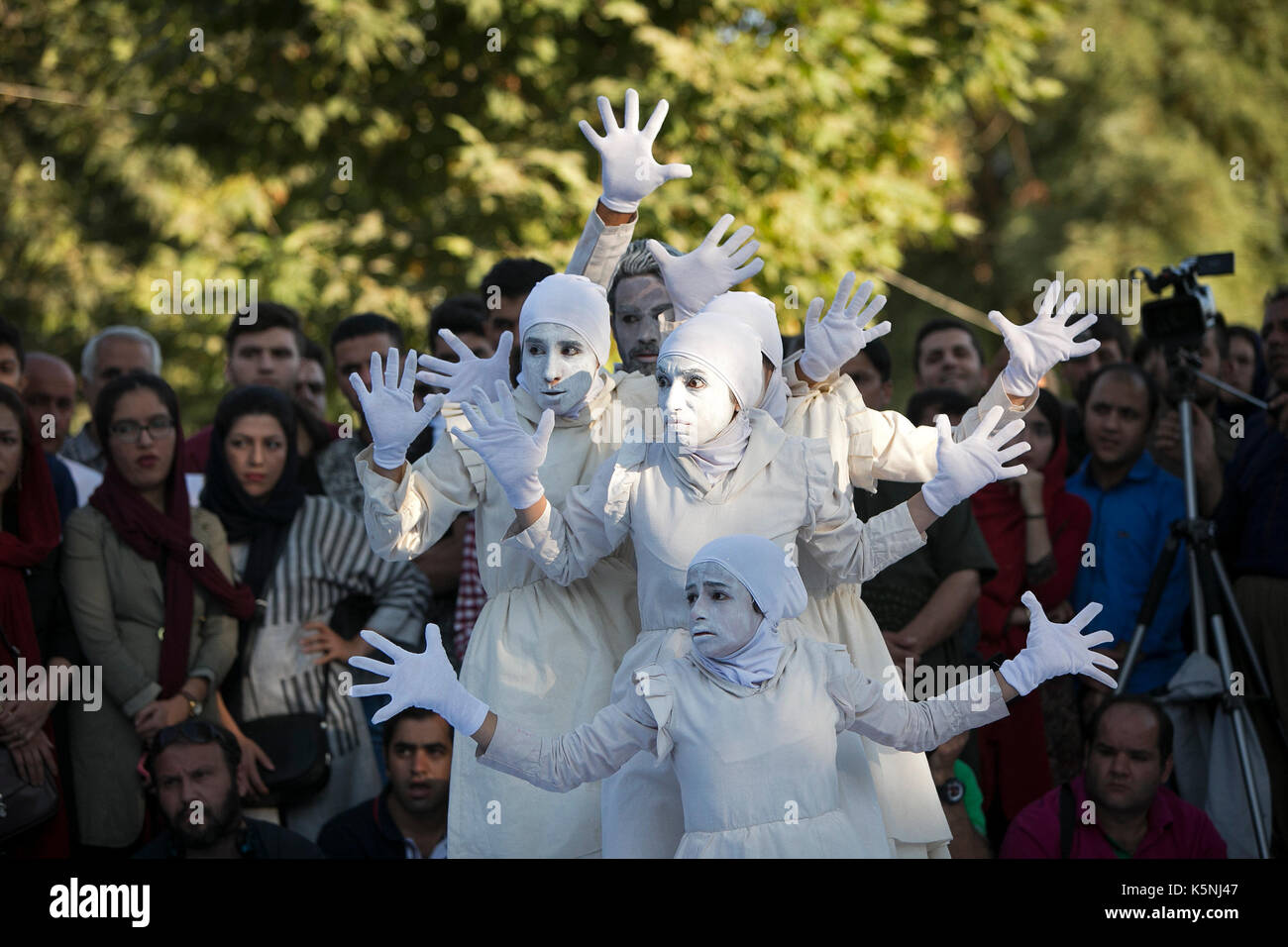 Marivan, Iran. 9th Sep, 2017. Iranian actresses perform during the 12th ...