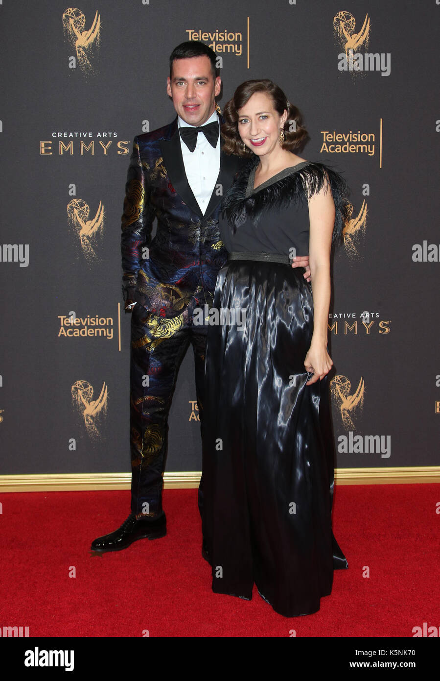 LOS ANGELES, CA - SEPTEMBER 09: John Roberts, Kristen Schaal, at the ...