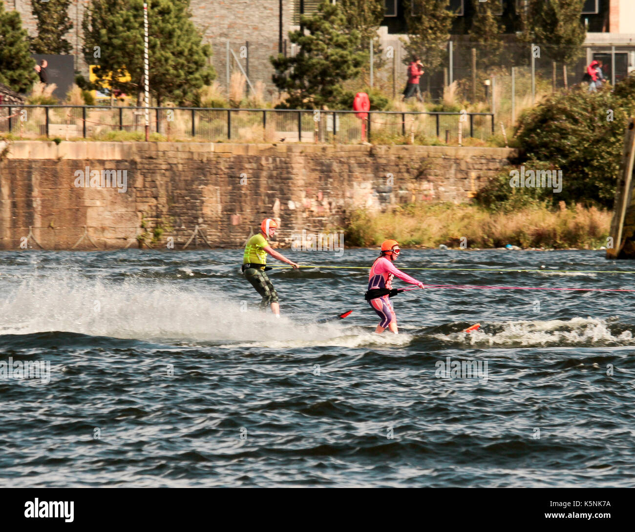 Cardiff Bay, Wales, UK. 9th September, 2017. Action from the NTM ...
