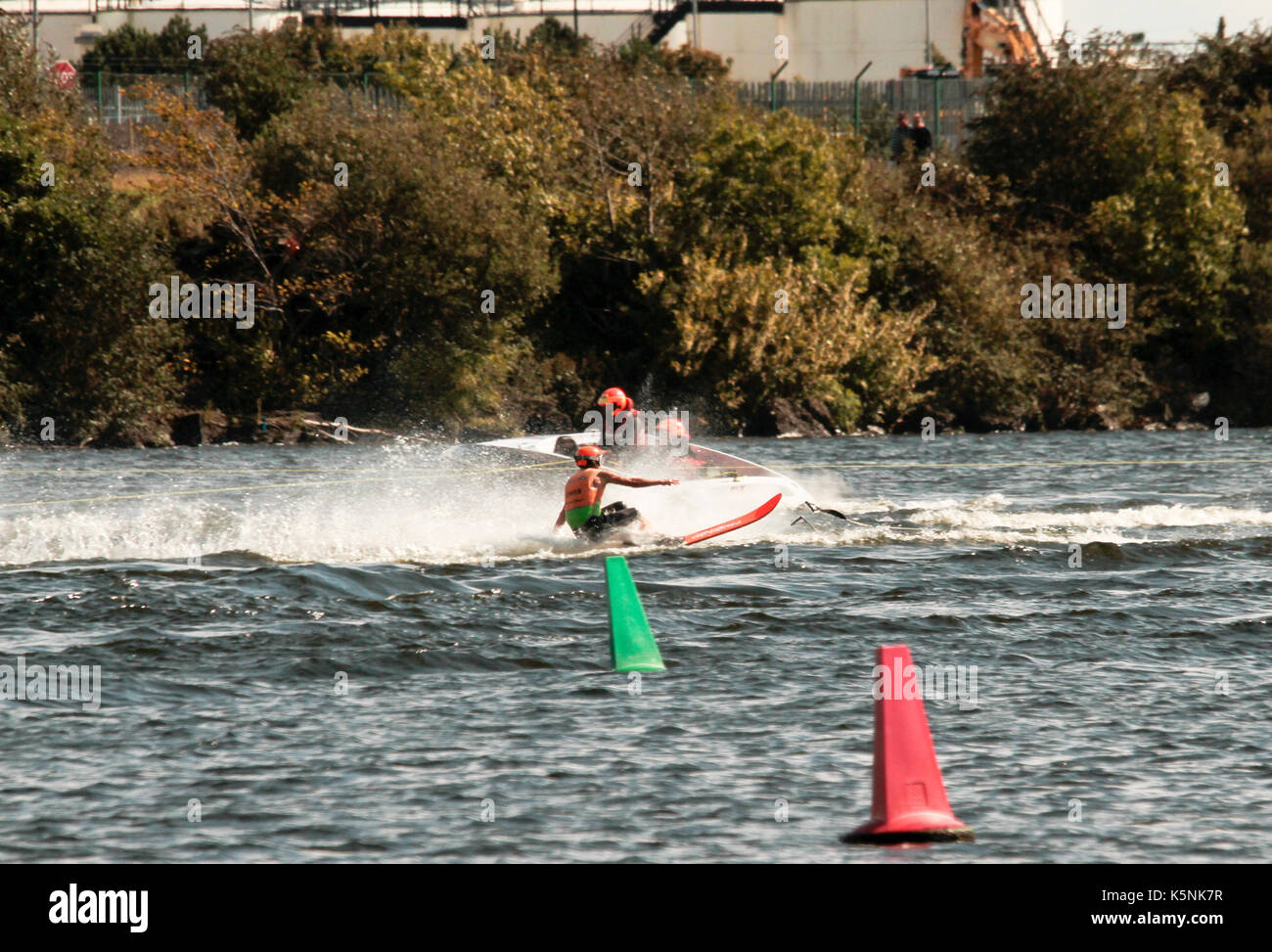 Cardiff Bay, Wales, UK. 9th September, 2017. Action from the NTM ...
