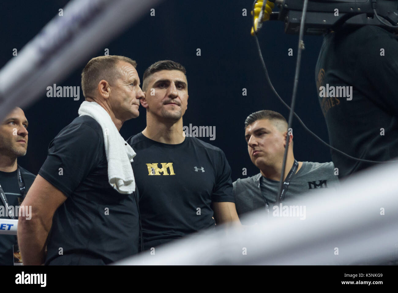 Berlin, Germany. 9th September, 2017. Conny Mittermeier, Marco Huck ...