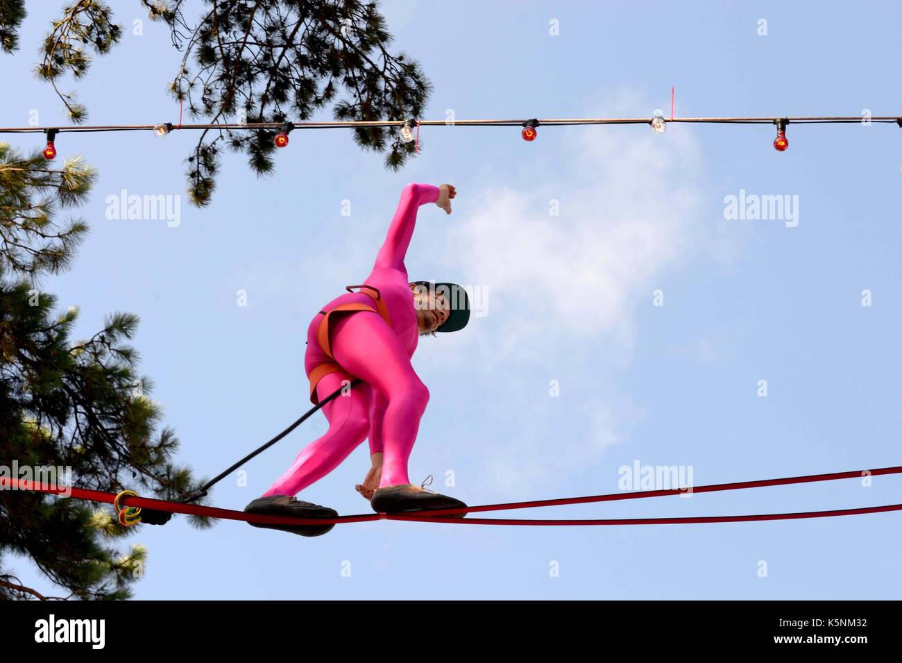 High wire act hi-res stock photography and images - Alamy