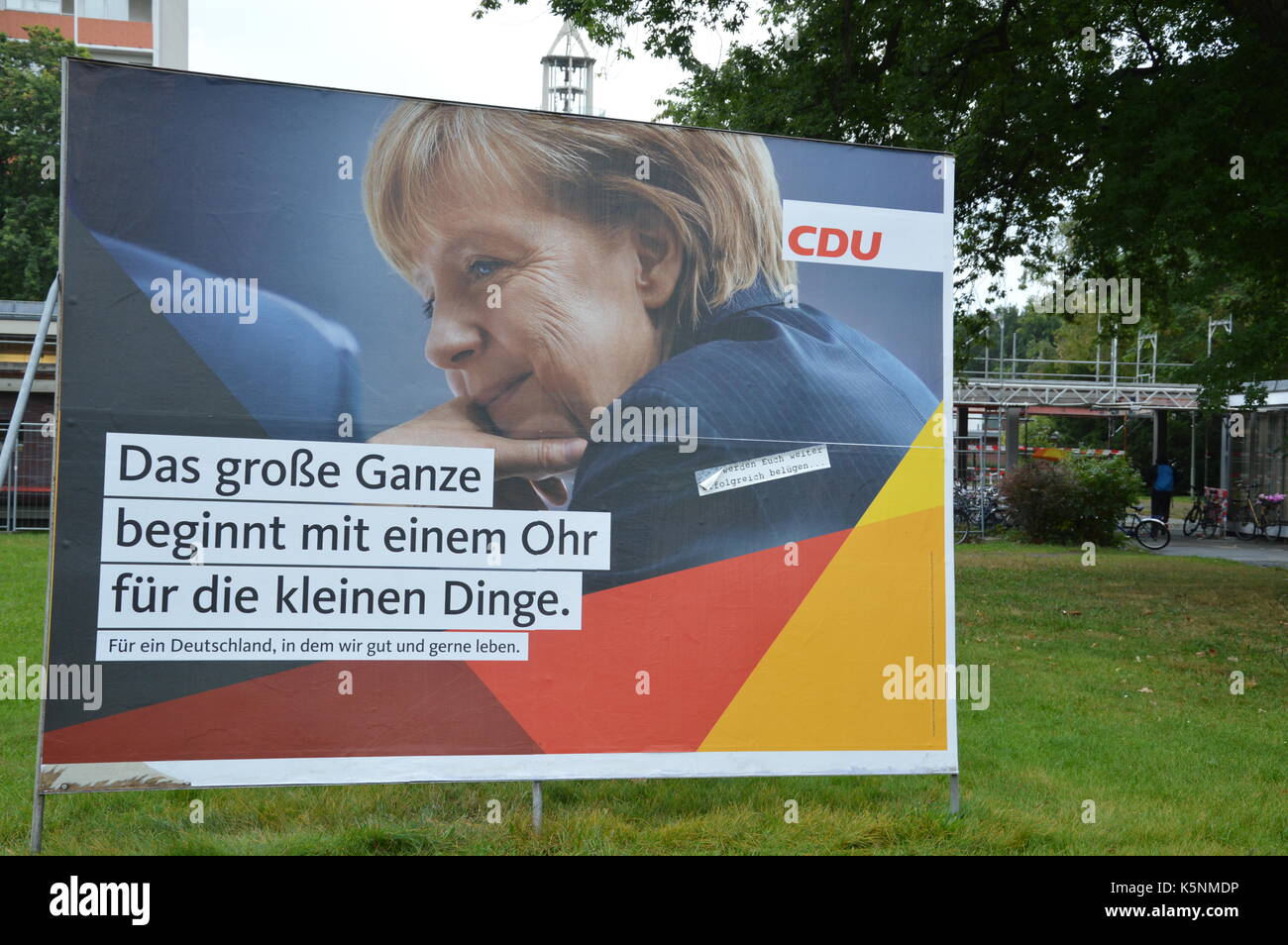 German federal election 2017 - Angela Merkel billboard at the ...