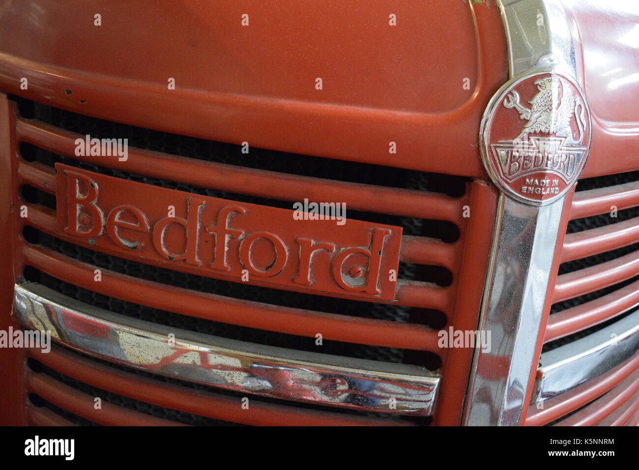 Oksbol, Denmark. 24th Aug, 2017. View of a Bedford fire truck at the ...