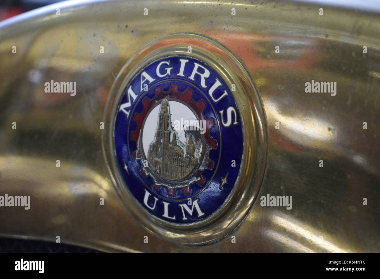 Oksbol, Denmark. 24th Aug, 2017. View of a Magirus Ulm fire truck at ...
