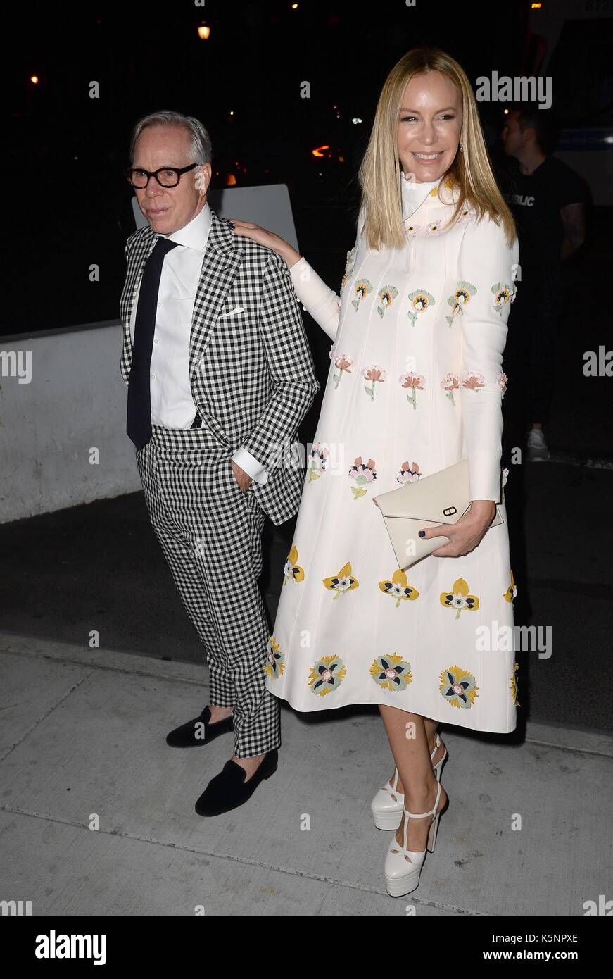 New York, NY, USA. 9th Sep, 2017. Tommy Hilfiger, Dee Ocleppo out and ...