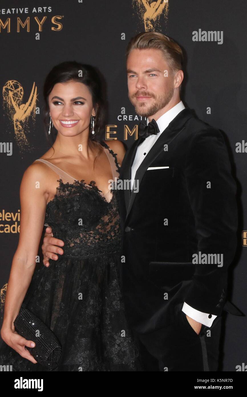 Derek Hough, Hayley Erbert at a public appearance for Primetime Emmy ...