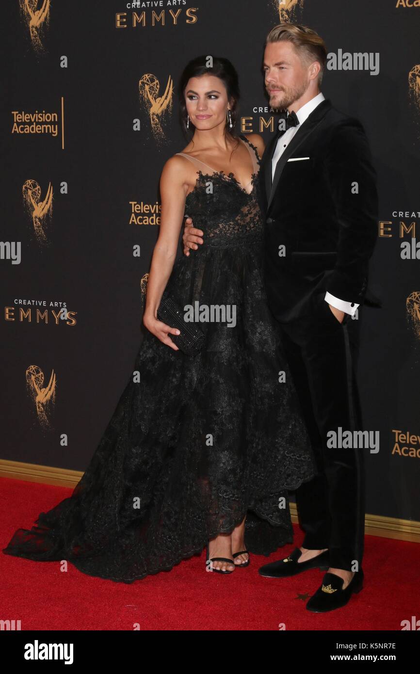 Derek Hough, Hayley Erbert at a public appearance for Primetime Emmy ...