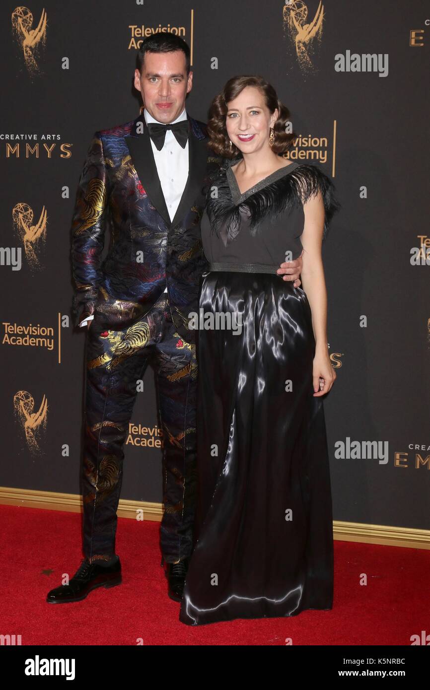 Los Angeles, CA, USA. 9th Sep, 2017. John Roberts, Kristen Schaal at a ...