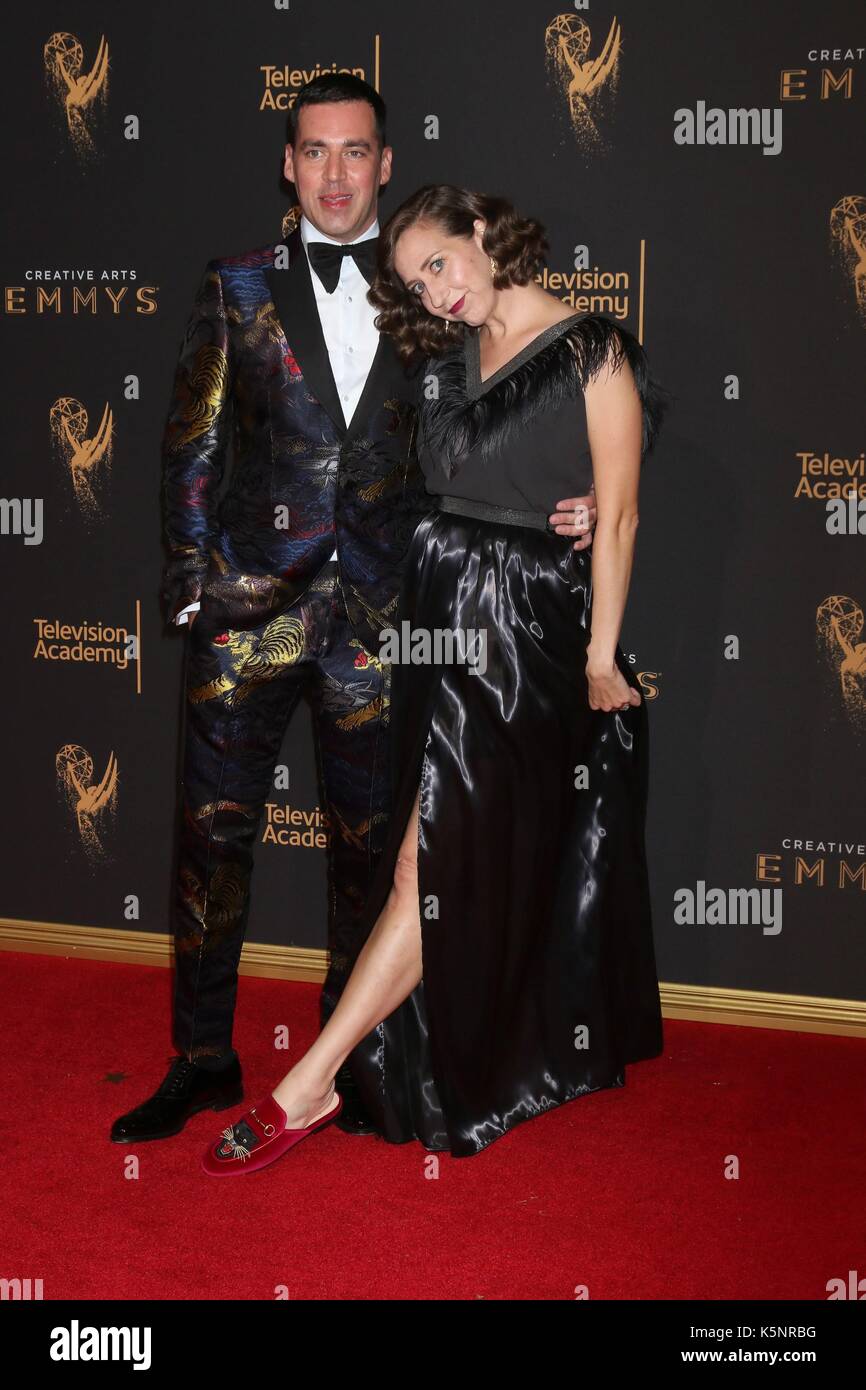 Los Angeles, CA, USA. 9th Sep, 2017. John Roberts, Kristen Schaal at a ...