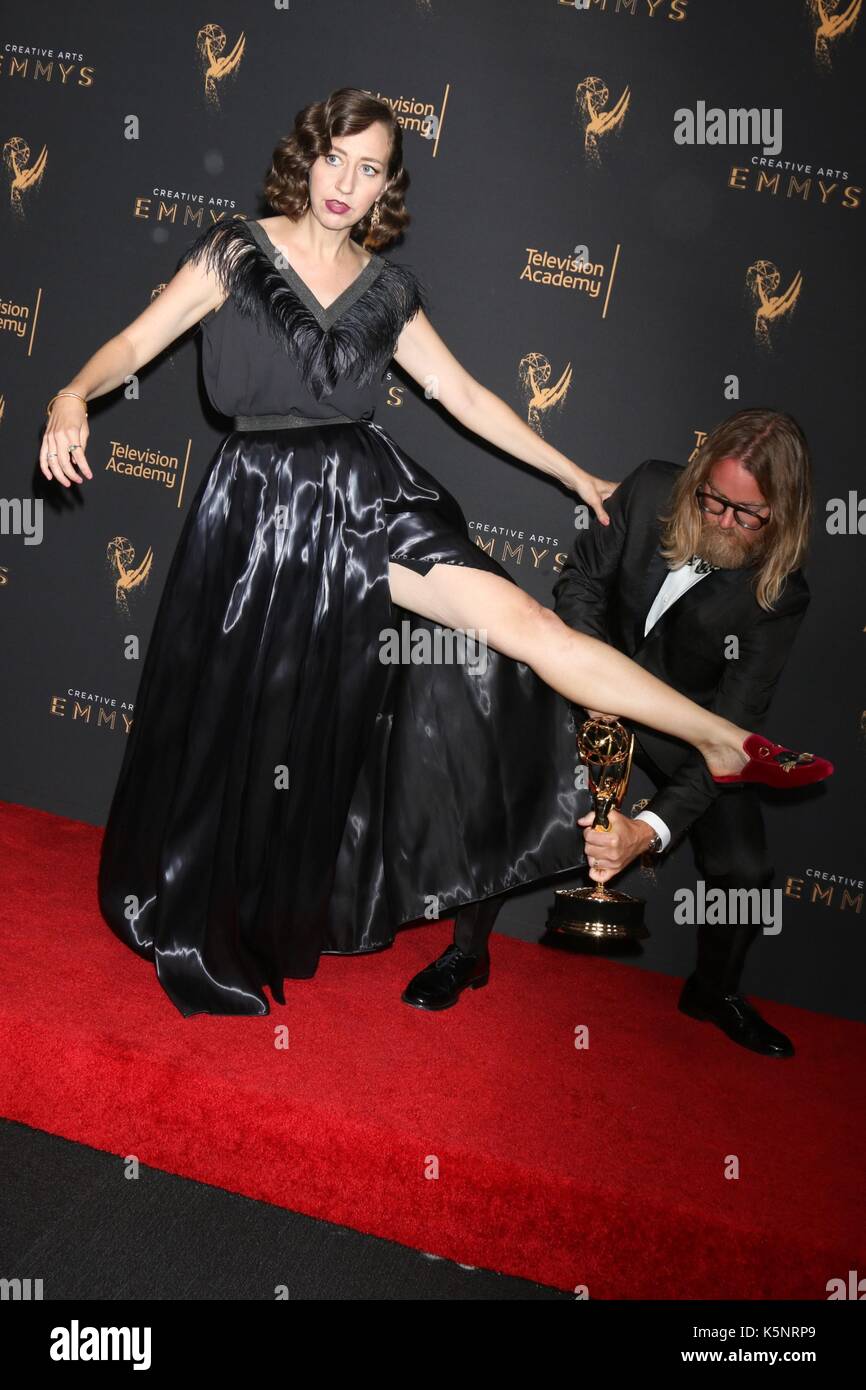 Los Angeles, CA, USA. 9th Sep, 2017. Kristen Schaal, Rich Rinaldi in ...