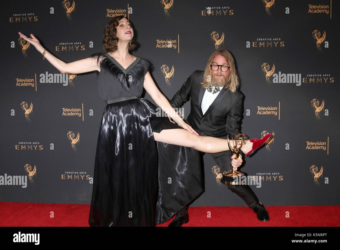 Los Angeles, CA, USA. 9th Sep, 2017. Kristen Schaal, Rich Rinaldi in ...