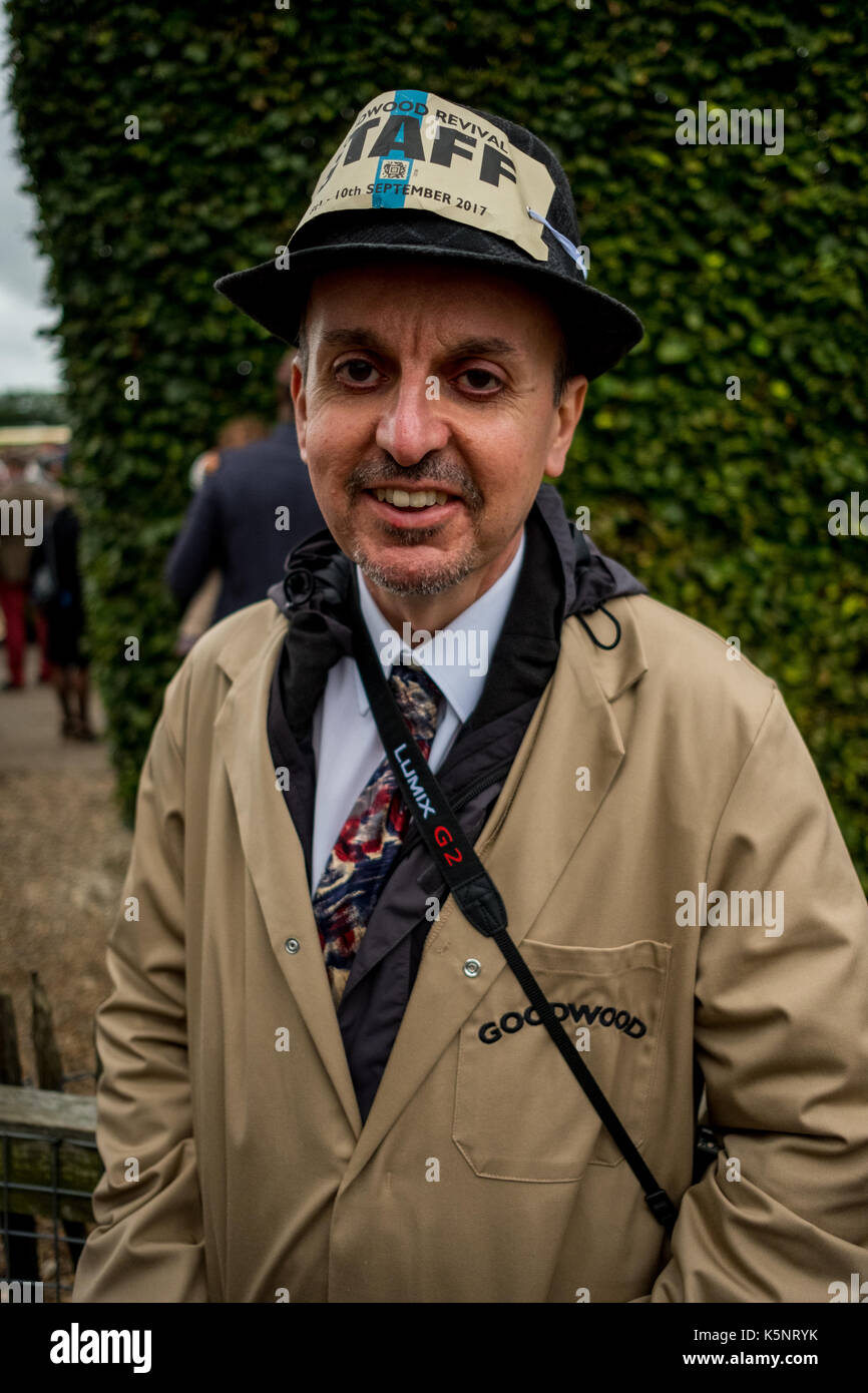 Chichester, West Sussex, UK. 10th Sep, 2017. Staff of the Goodwood team ...