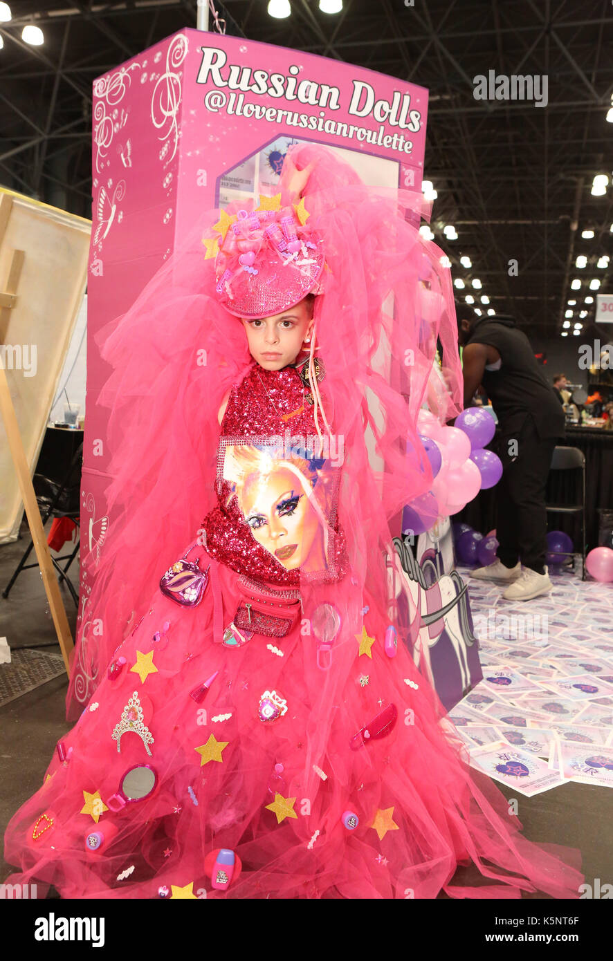 New York, USA. 9th September, 2017. Drag performer Desmond Napoles ...