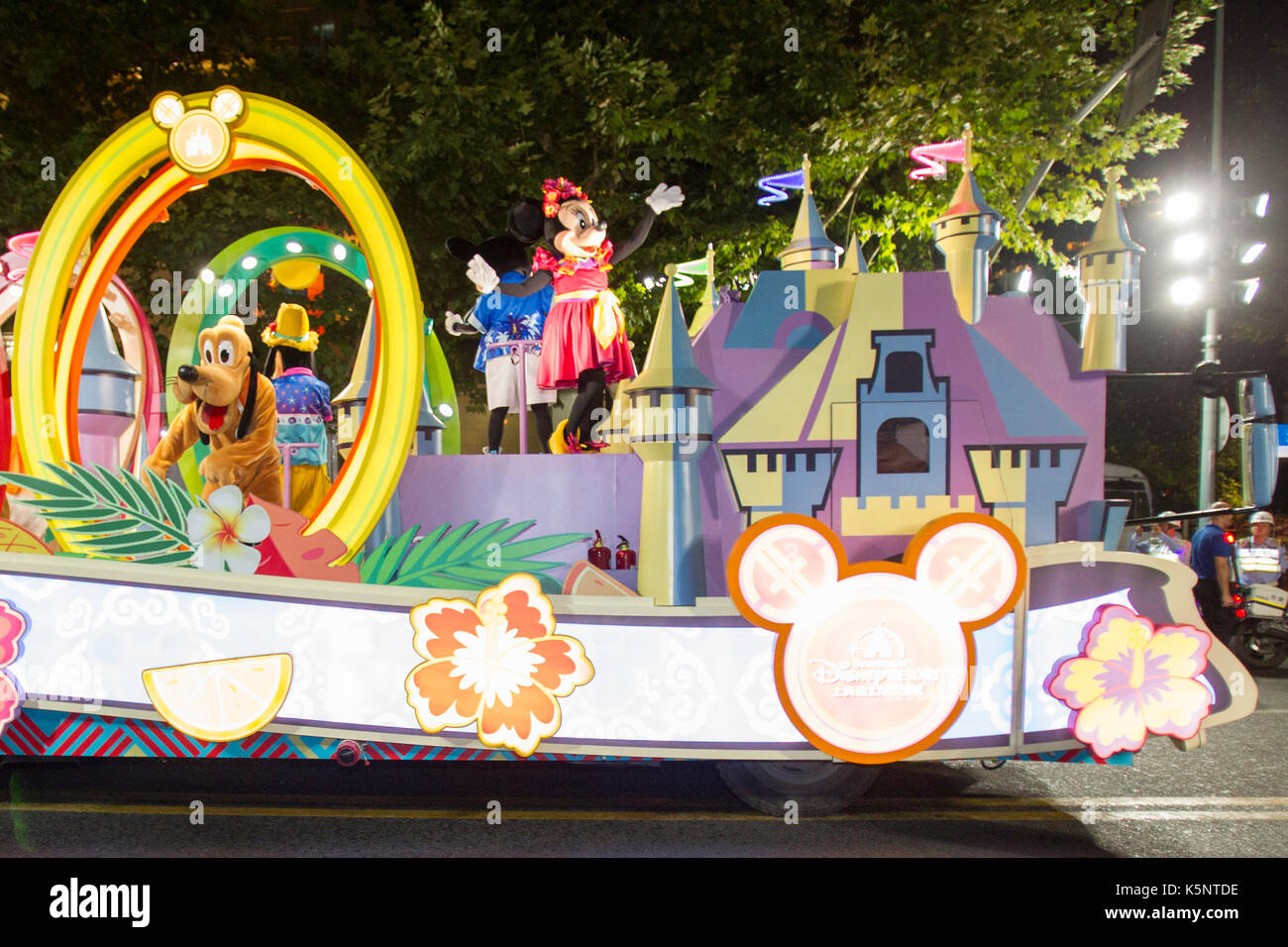 Shanghai, China. 10th Sep, 2017. The float of Shanghai Disneyland ...