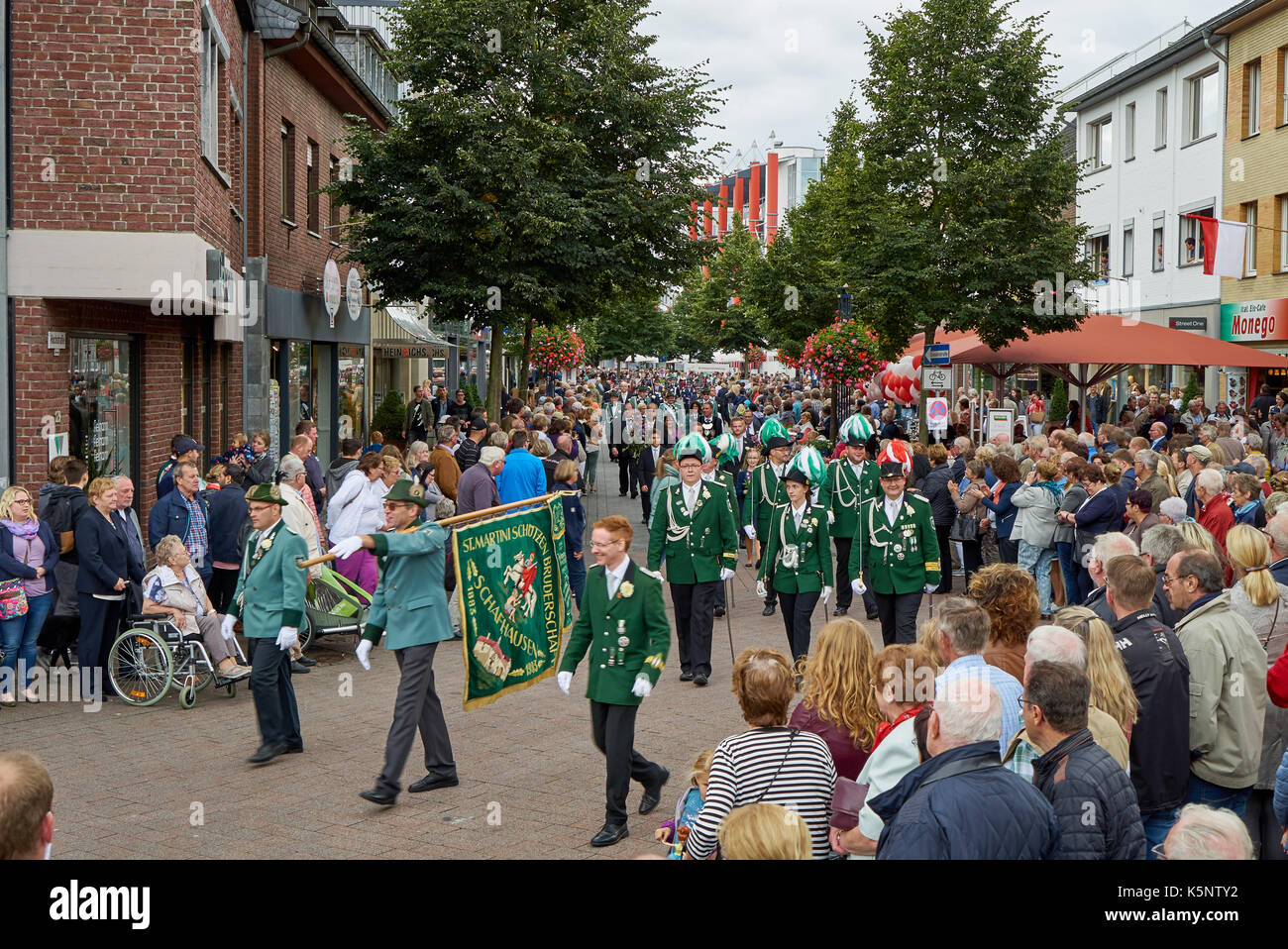 Heinsberg, Germany. 10th September, 2017. Marksmen´s Festival, pageant ...