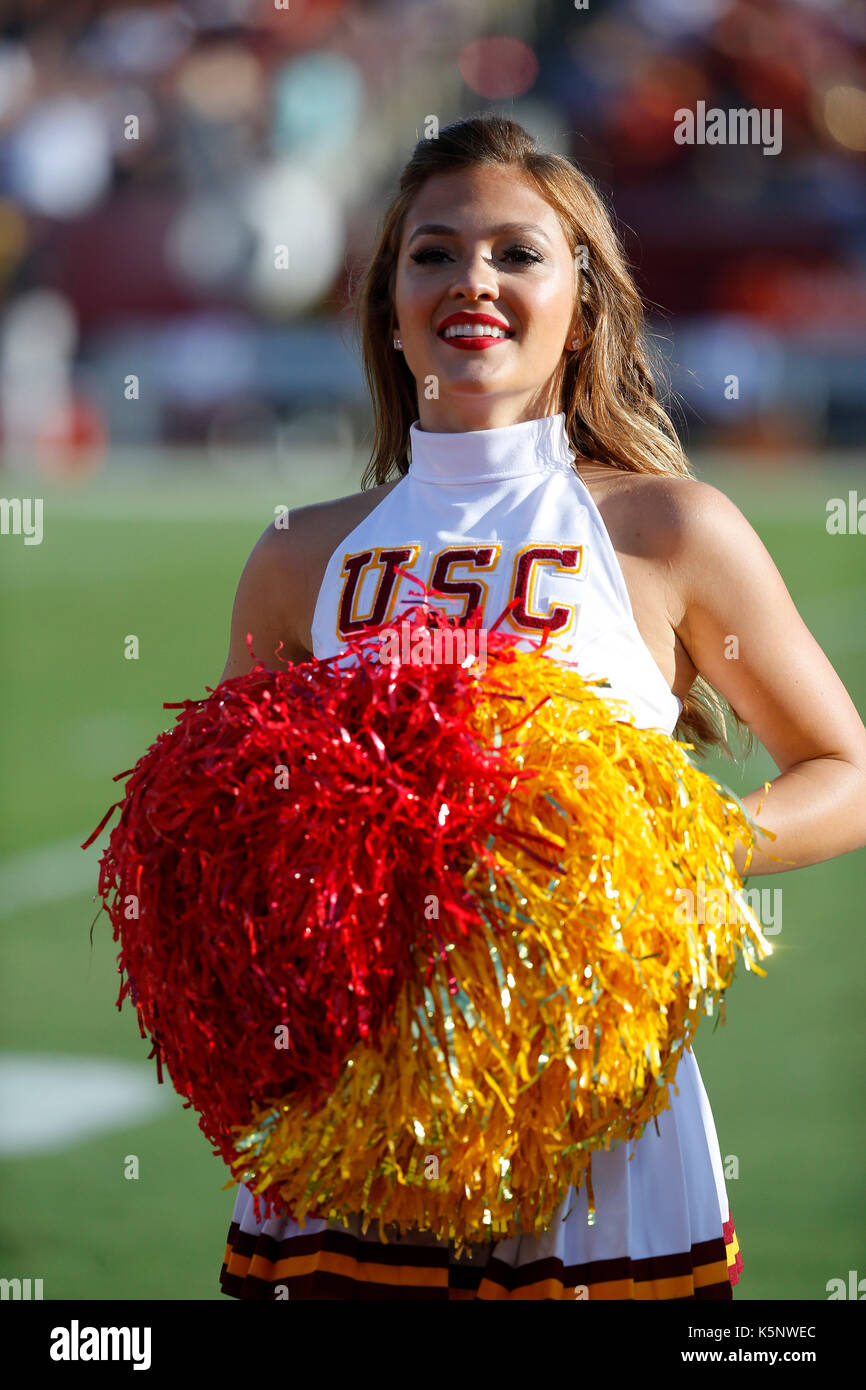 September 09, 2017 USC Trojans cheerleader before the game against the ...