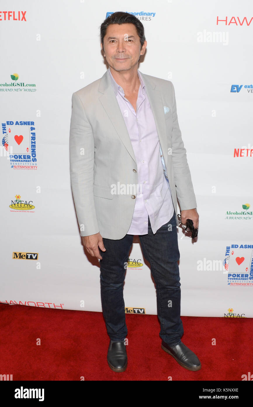 Actor Lou Diamond Phillips attends Ed Asner Friends Celebrity Poker ...