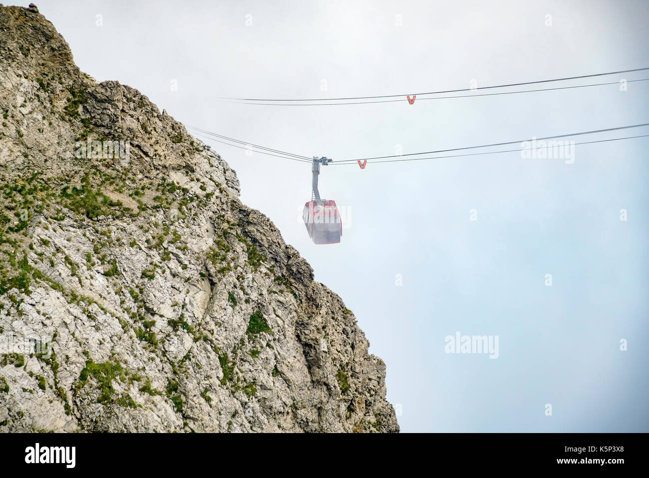 The new and beautiful aerial cable car - Dragon Ride at Mount Pilatus ...