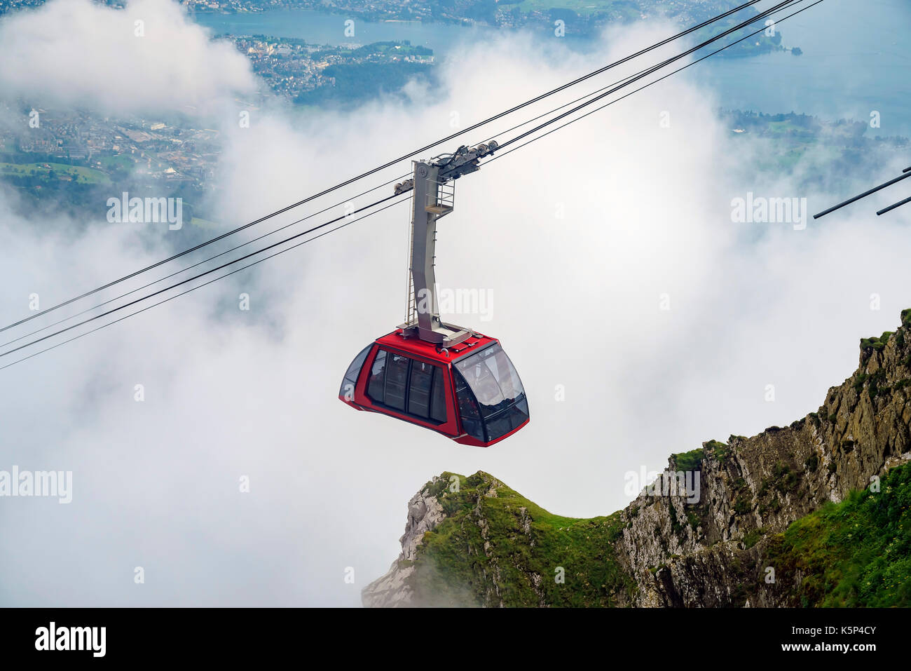 Mount Pilatus Cable Car High Resolution Stock Photography and Images ...