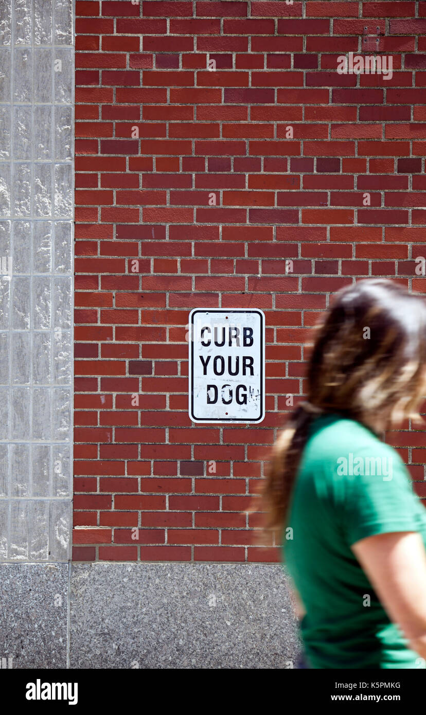 Curb your dog hi-res stock photography and images - Alamy