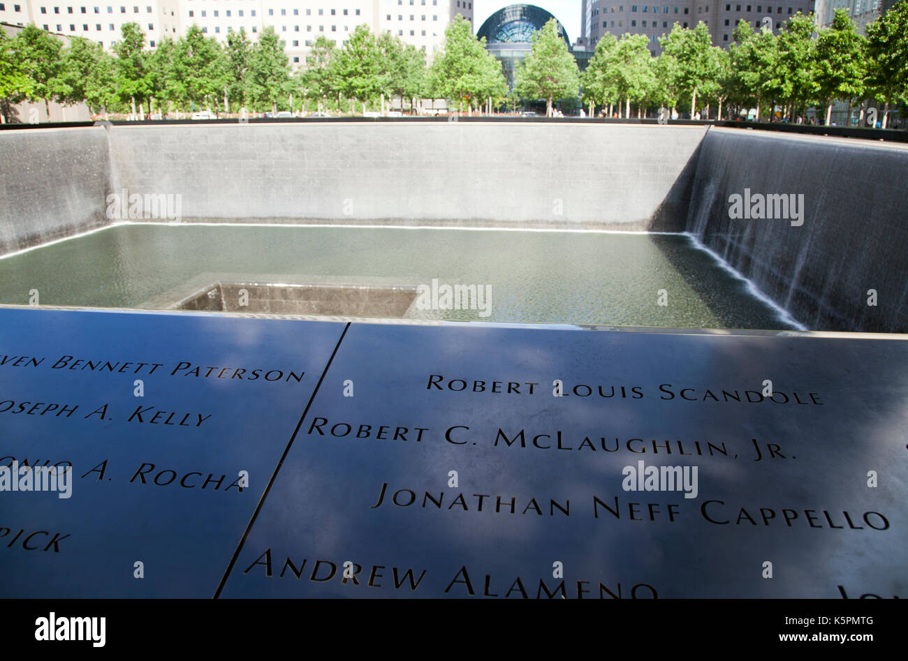 9/11 Memorial at Ground Zero in New York - USA Stock Photo - Alamy