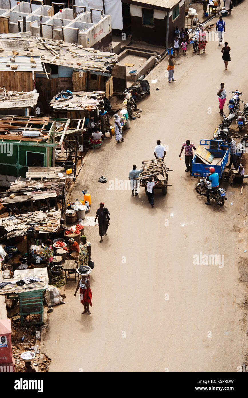 Jamestown street in Accra Stock Photo - Alamy