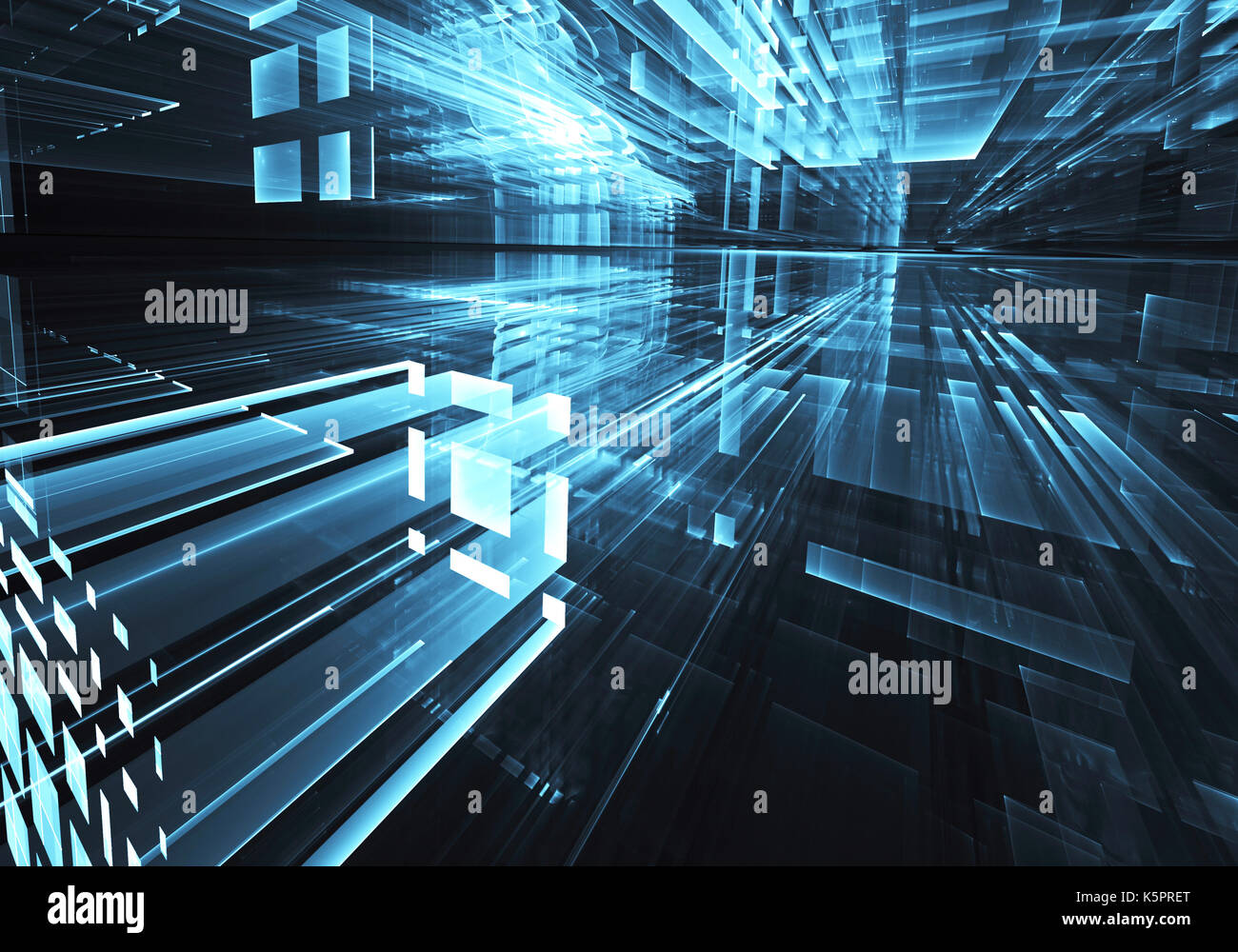 Abstract technology illustration, illustration Stock Photo - Alamy