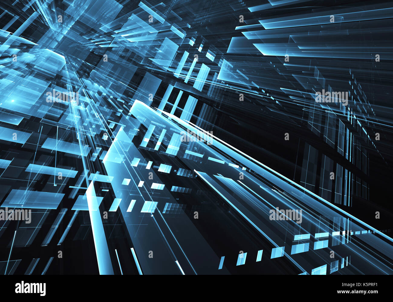 Abstract technology illustration, illustration Stock Photo - Alamy