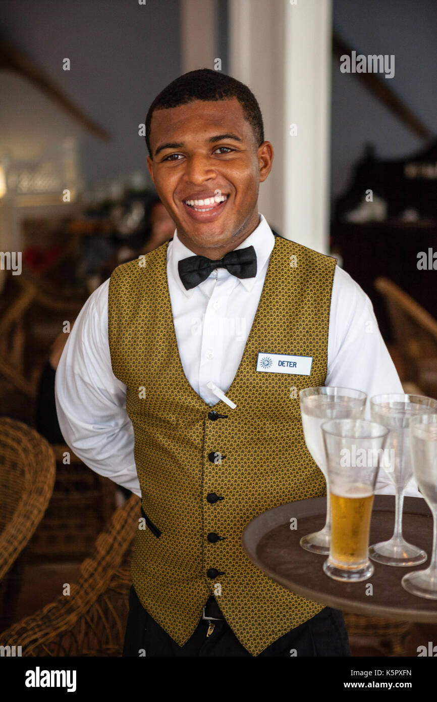 Waiter with cocktails hi-res stock photography and images - Alamy