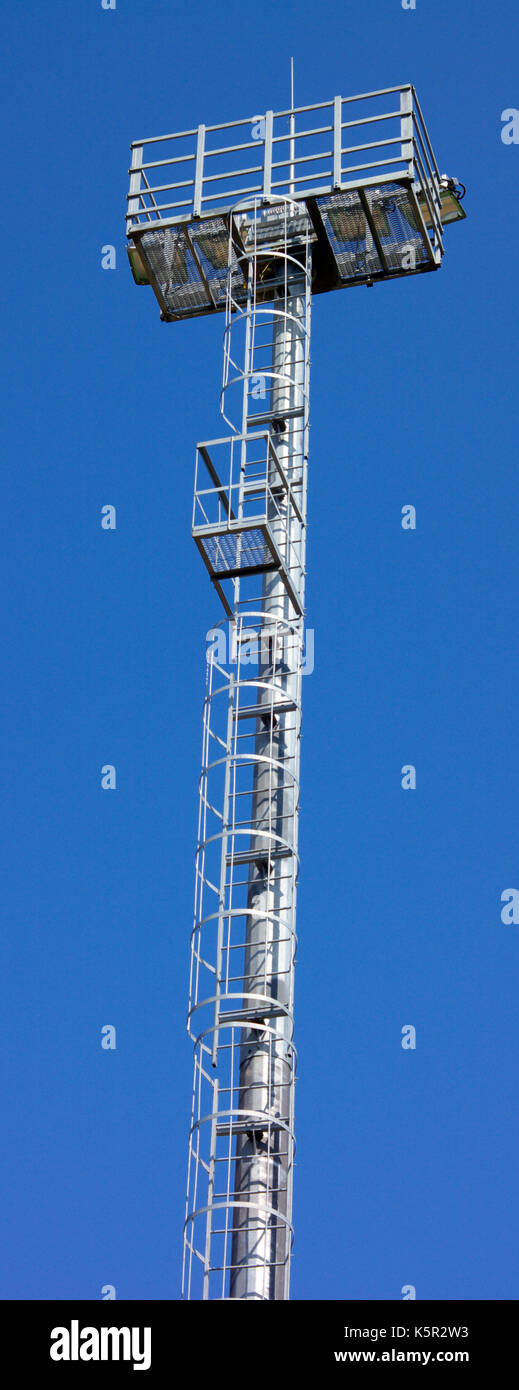 lighting mast at day Stock Photo - Alamy