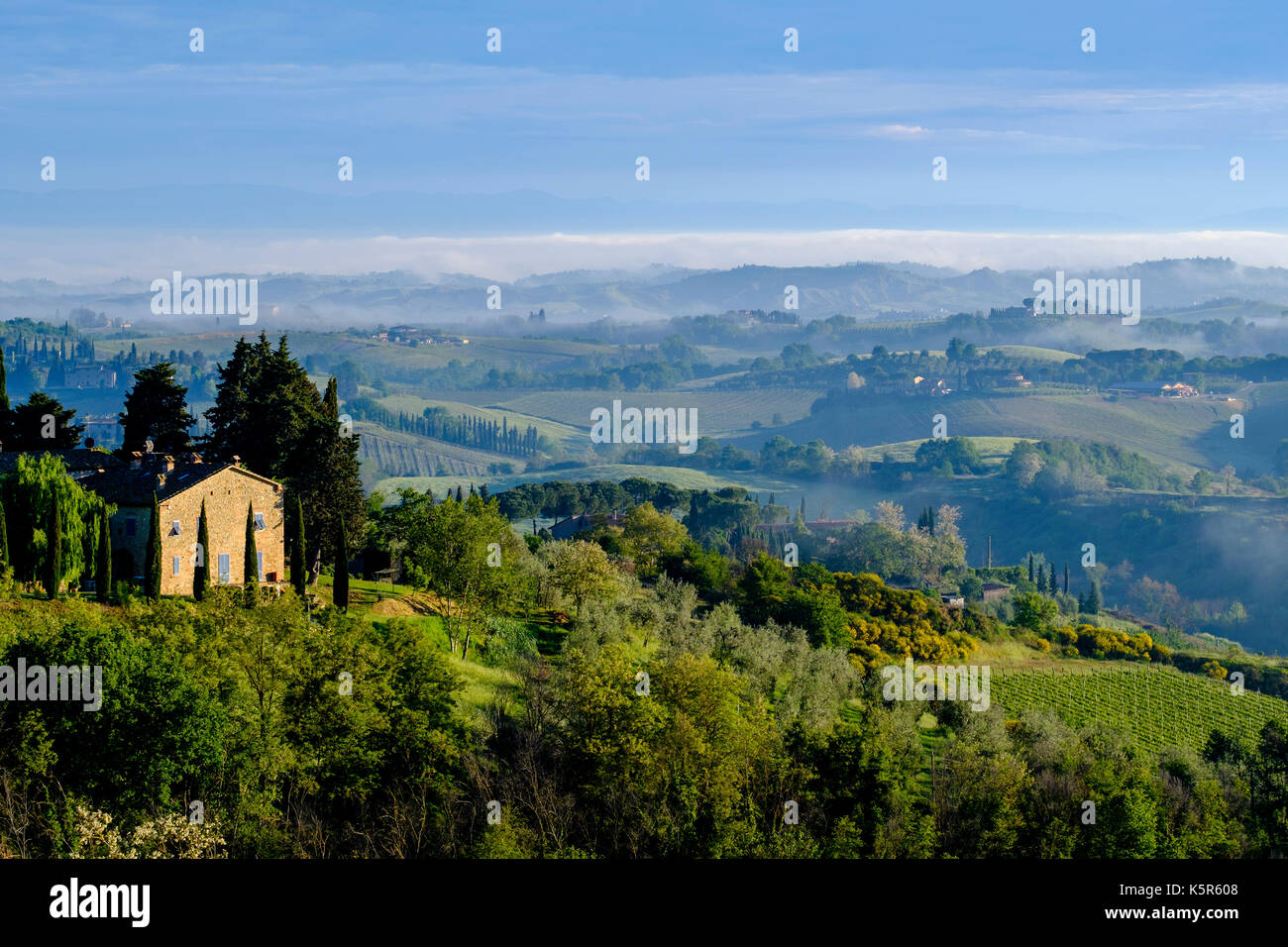 Tuscanian landscape hi-res stock photography and images - Alamy