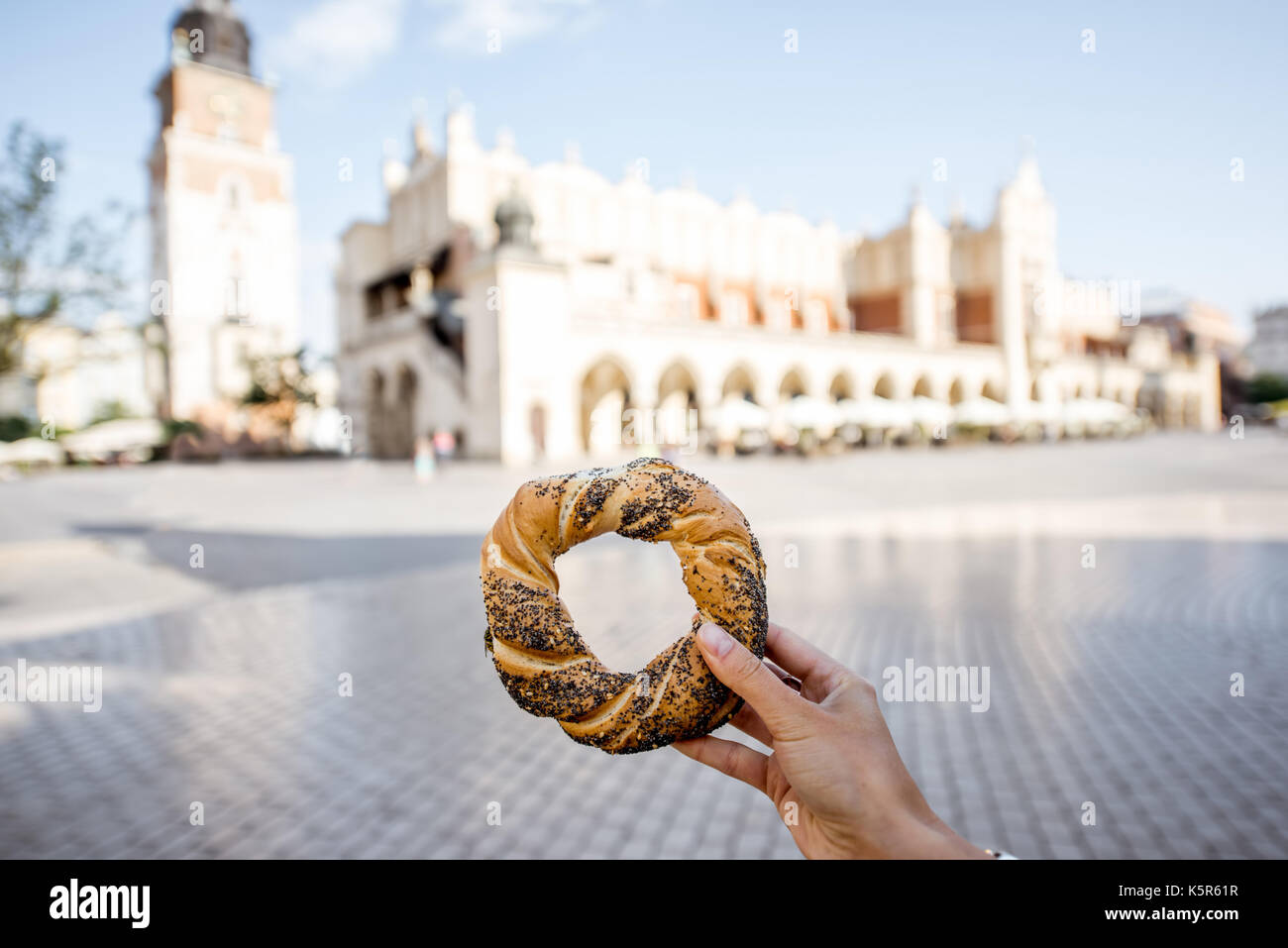 Krakow bagel pretzel hi-res stock photography and images - Alamy